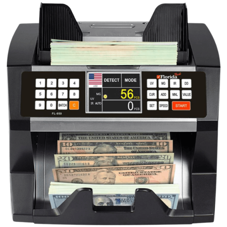 Cash counting machine with fake note detector in Kigali