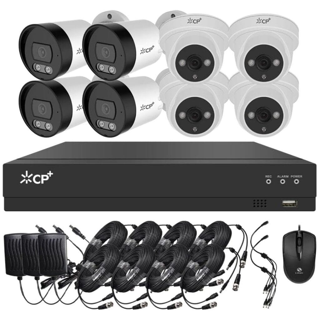 CP+ CCTV Camera Kit 5MP Color Night Vision